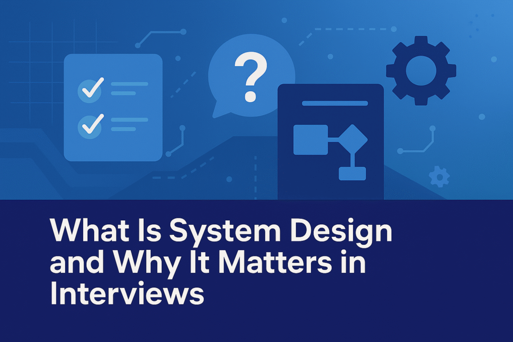 What is System Design and Why it Matters in Interviews – Dev Nexus Hub ...