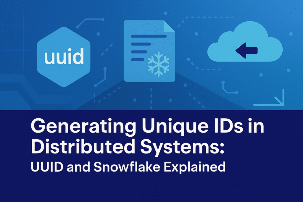 Generating Unique IDs in Distributed Systems: UUID and Snowflake ...
