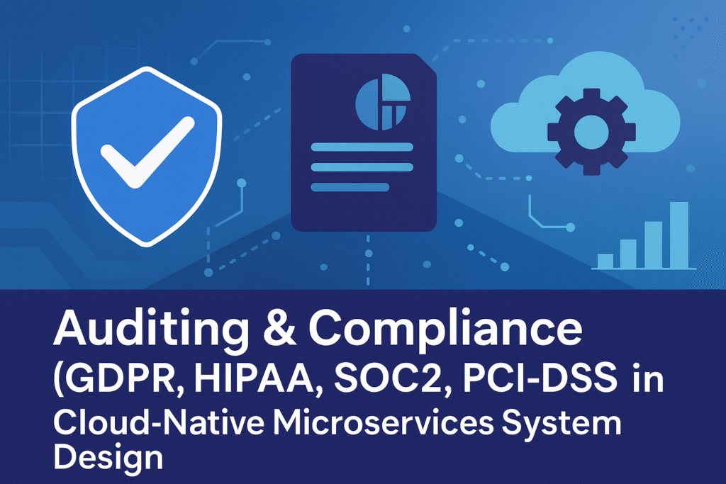 Auditing & Compliance (GDPR, HIPAA, SOC2, PCI-DSS) in Cloud-Native ...